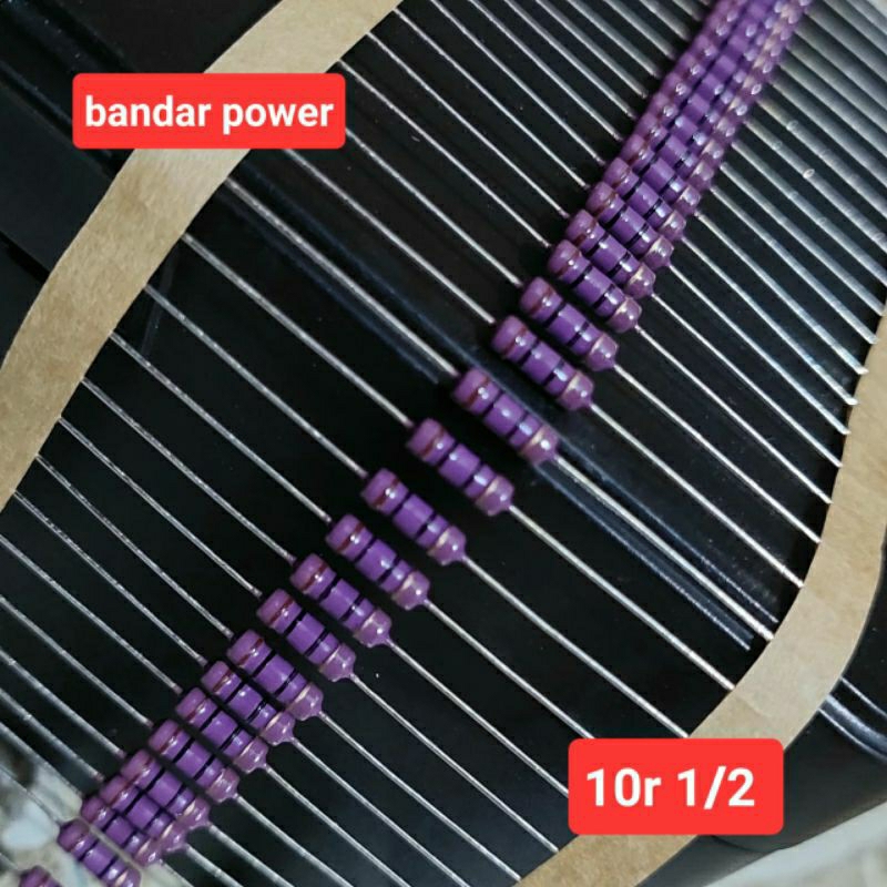 Jual Resistor Ungu 1/2 Watt 10pcs | Shopee Indonesia