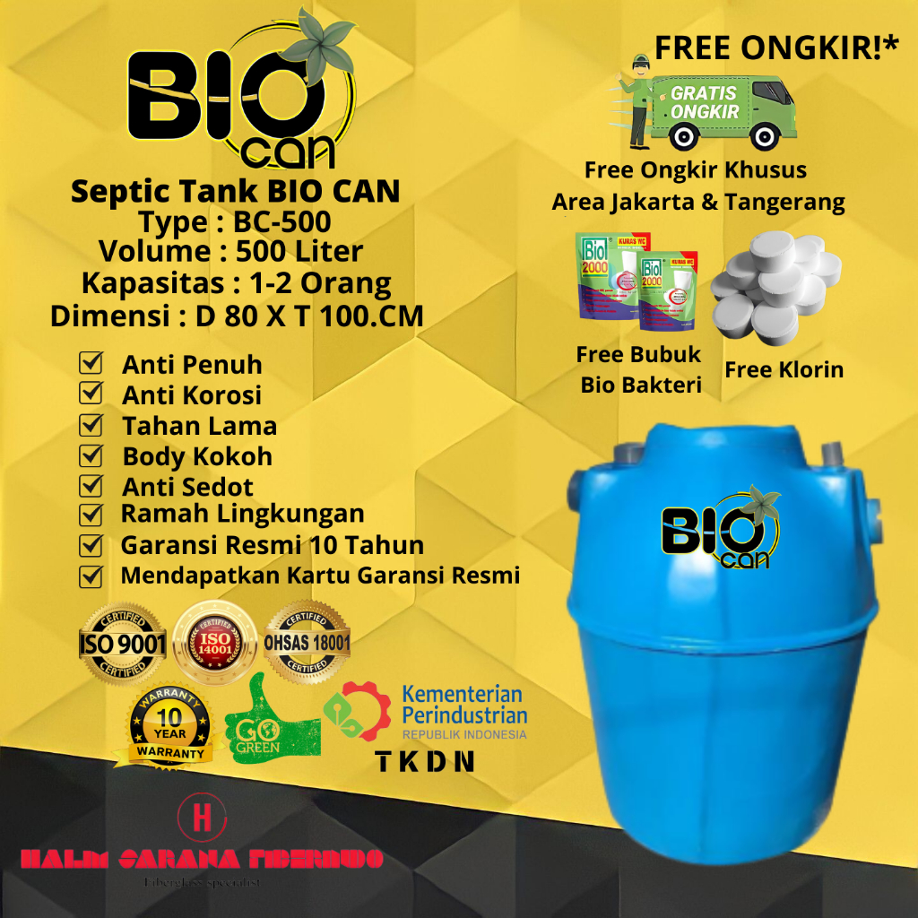 Jual Septic Tank Bio Biotech Biotank Biofilter Biotaff Sepiteng Biofil ...