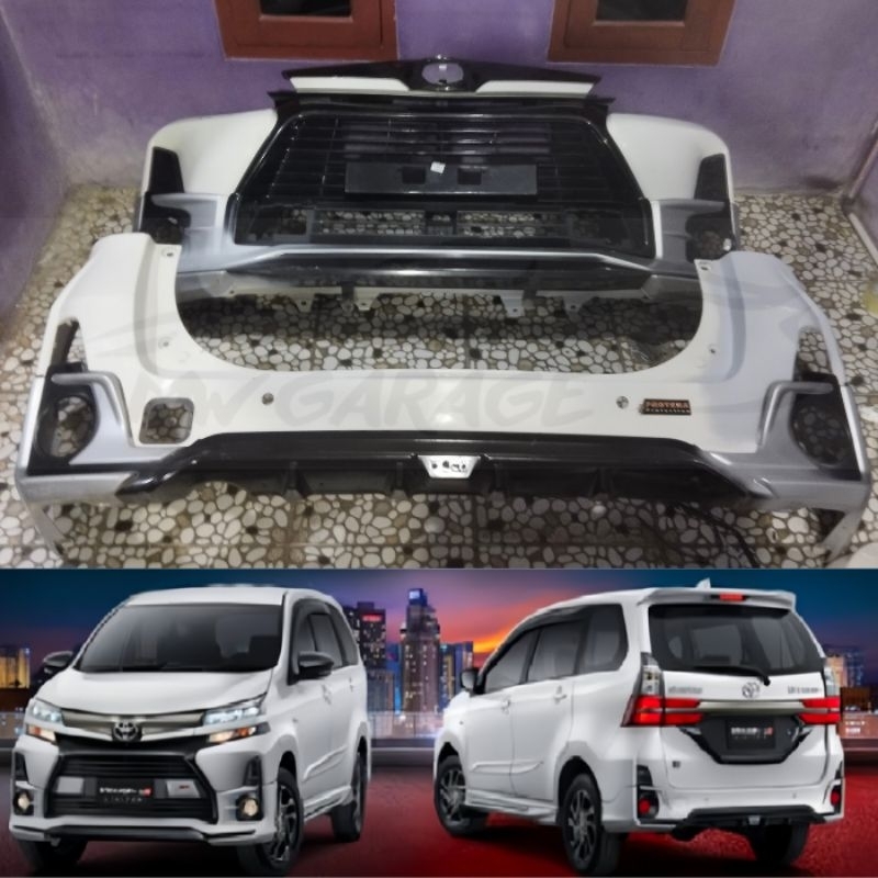 Jual Bumper set Avanza Veloz GR 2019 2020 2021 depan belakang | Shopee ...