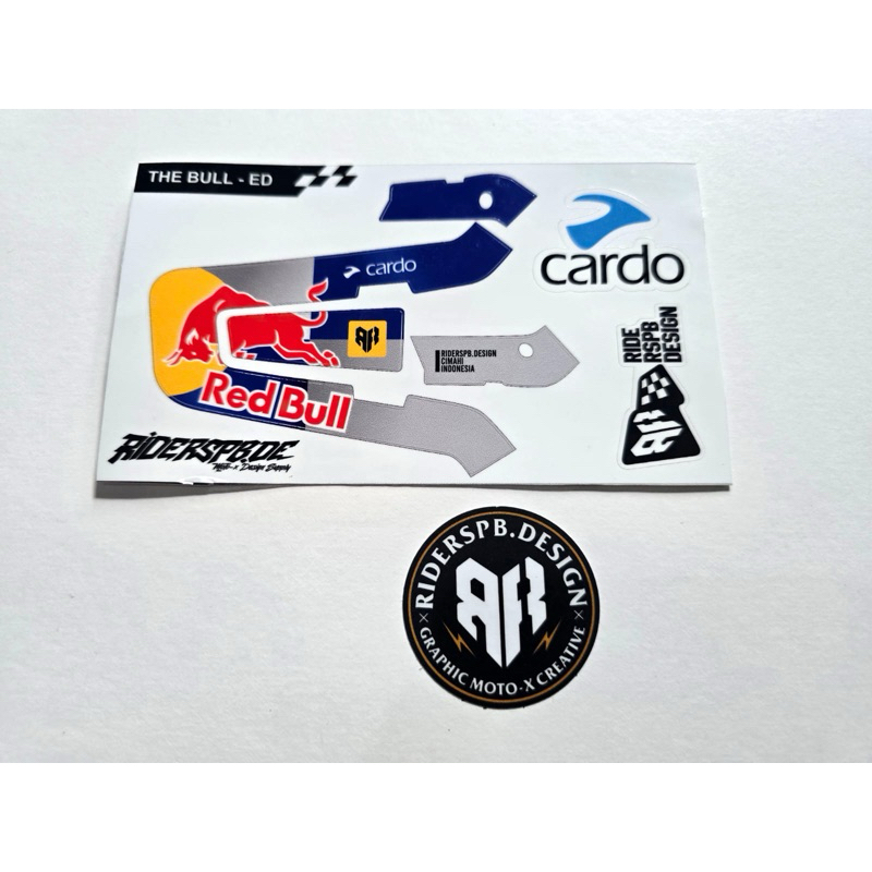 Jual Redbull ED - Sticker Decal Skin Cover Garskin Intercom Cardo Edge ...