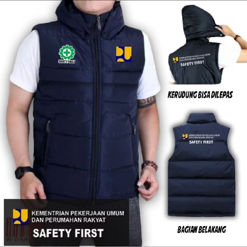 Jual JAKET ROMPI SAFETY FIRST PUPR | Shopee Indonesia