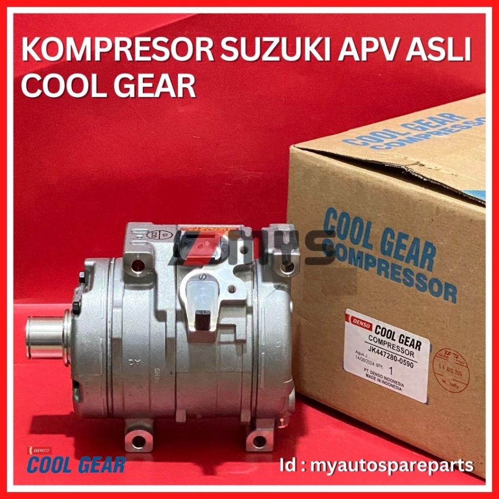 Jual COMPRESSOR AC Mobil SUZUKI APV KOMPRESOR ASLI COOL GEAR | Shopee ...
