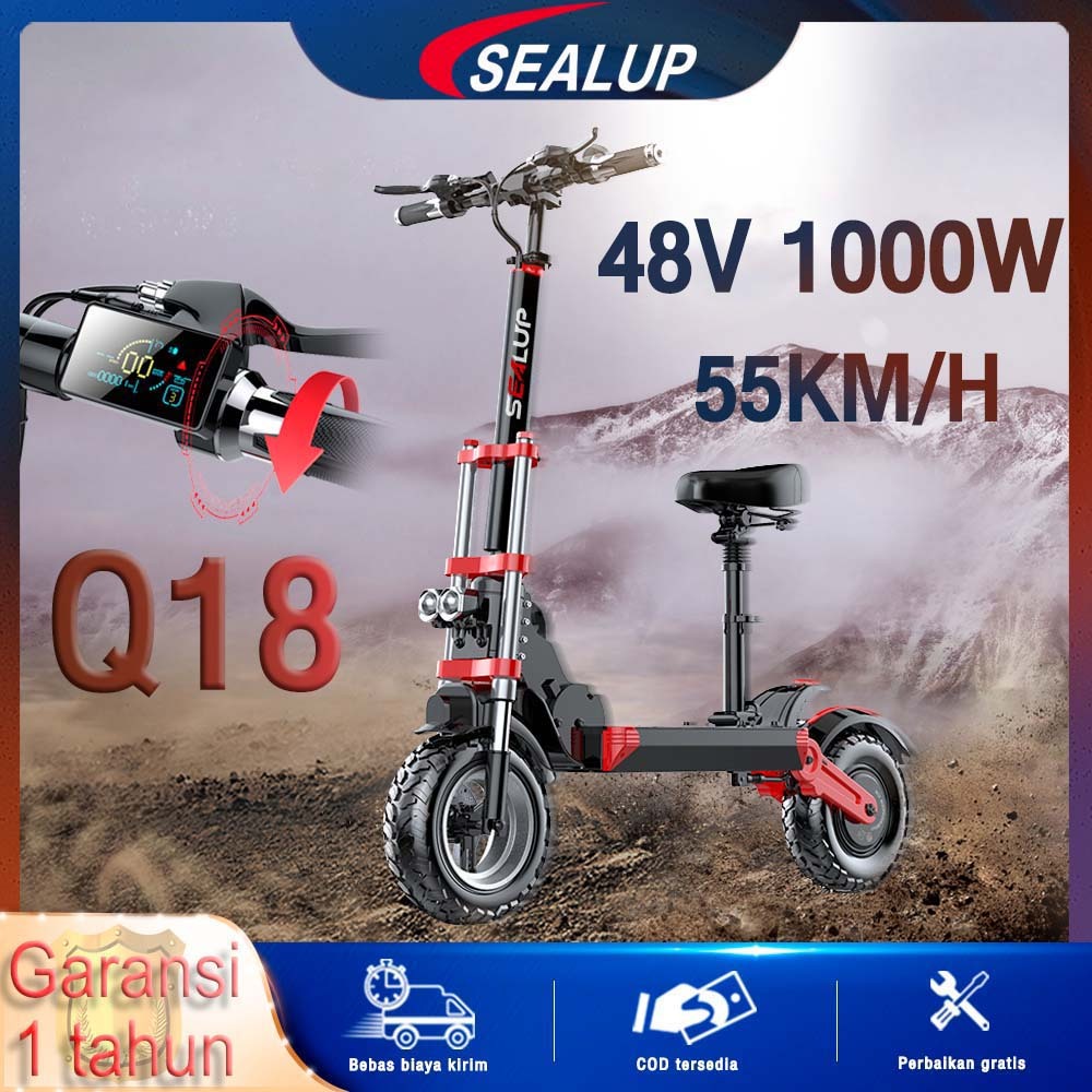 Jual Scooter listrik dewasa 1000W 500W Electric Scooters SEALUP Q18 off ...