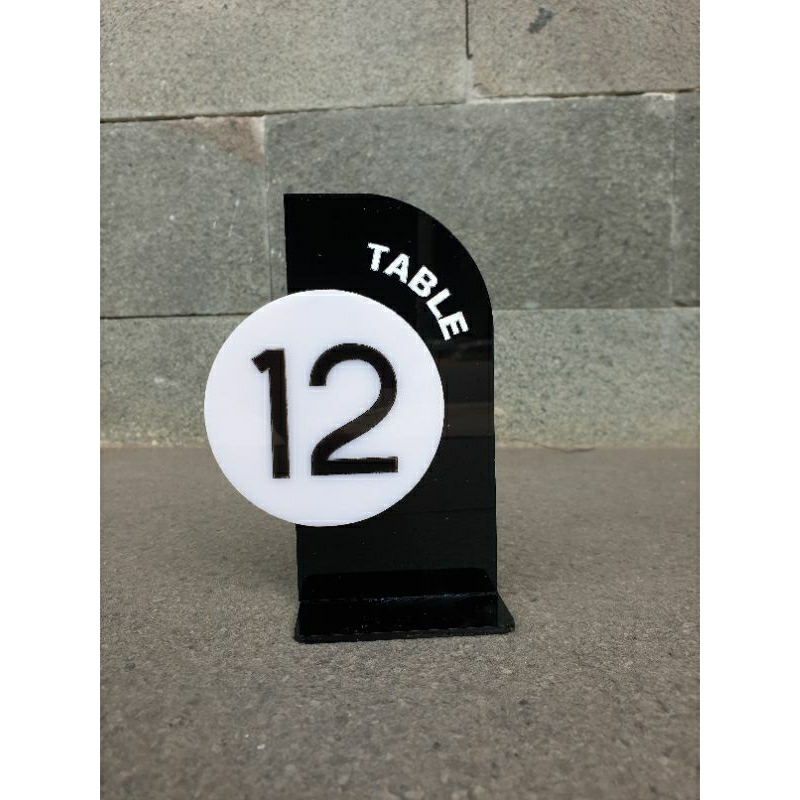Jual Nomor Meja Akrilik/Nomor Meja Cafe/Nomor meja restaurant | Shopee ...