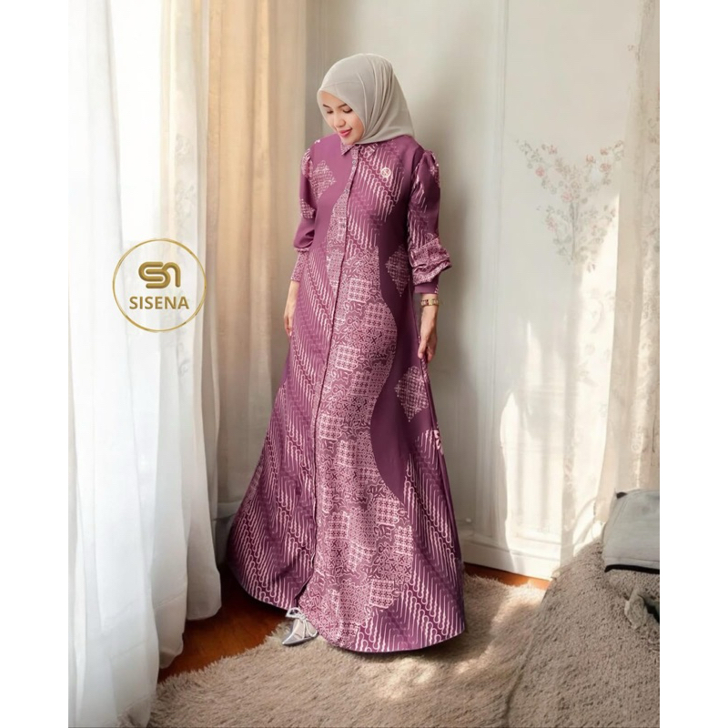 Jual DRESS BATIK FANYA,BATIK KEKINIAN,DRESS BATIN PREMIUM,DRESS BATIK ...