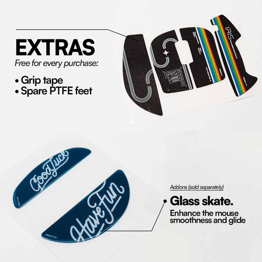 Jual Press Play IRIS Ultralight Ergonomic Wireless Gaming Mouse by ...