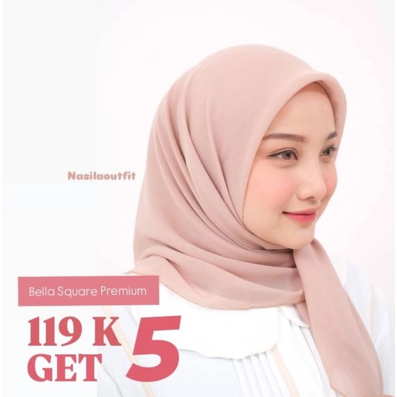 Jual nasilaoutfit - BELLA SQUARE POLY COTTON PREMIUM | JILBAB SEGIEMPAT ...