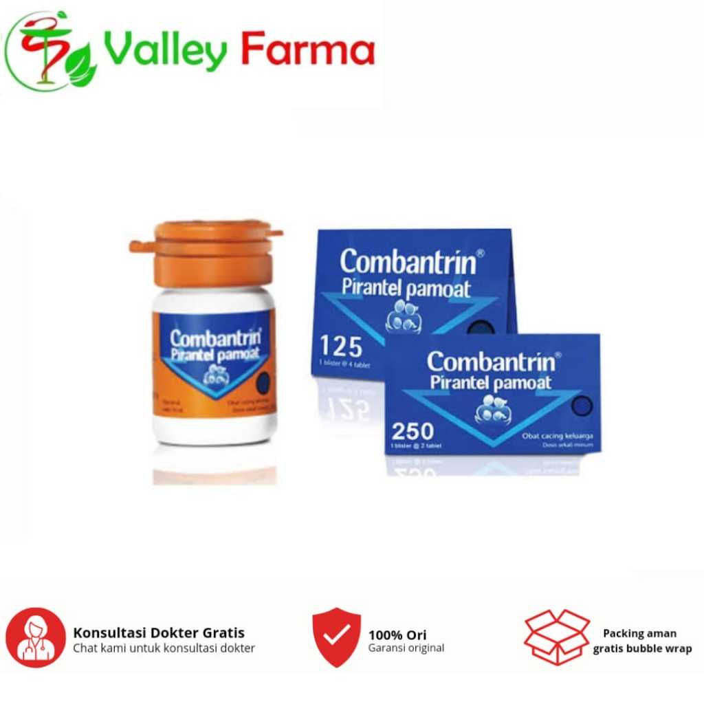 Jual Combantrin/Mengatasi Cacingan/Combantrin Tablet/Combantrin Sirup ...