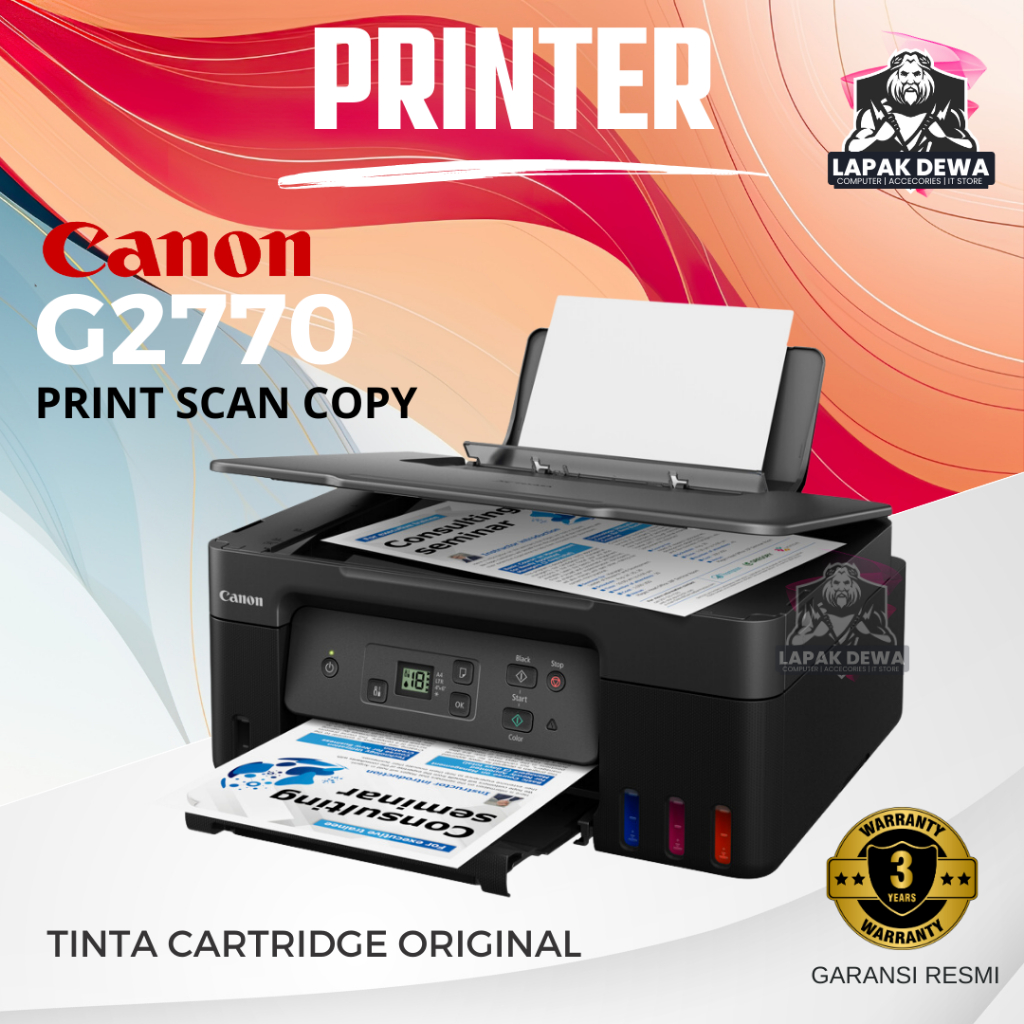 Jual Printer Canon G2770 Print Scan Copy tinta cartridge original Resmi ...