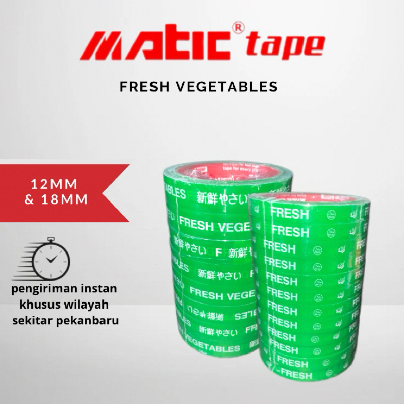 Jual MATIC Fresh Vegetables 12 MM & 18 MM isolasi buah dan sayuran ...