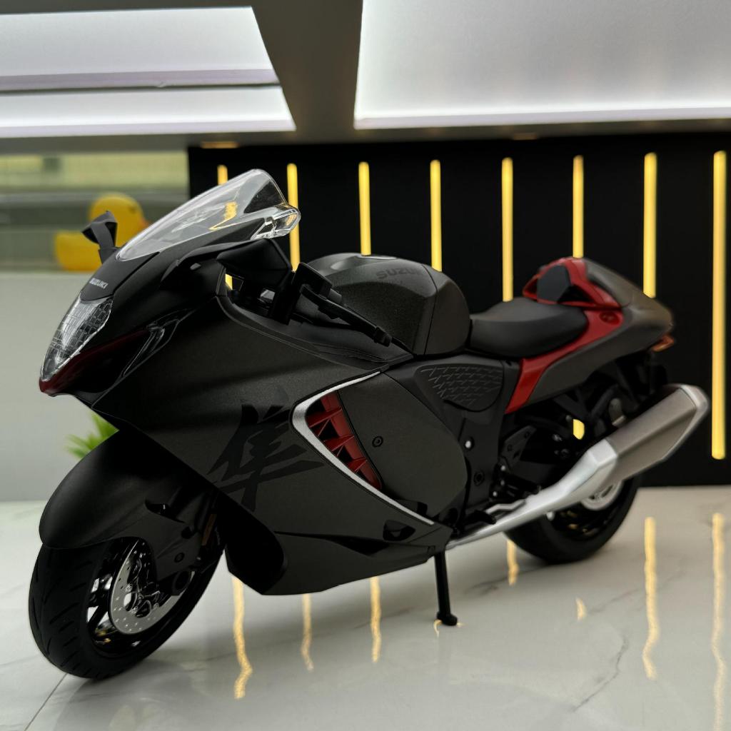 Jual Diecast Motor Official Product Suzuki Hayabusa 1:9 With Light ...