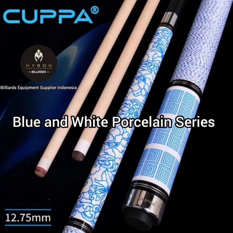 Jual Stick Billiard Cuppa Blue and White Porcelain Series | Shopee ...