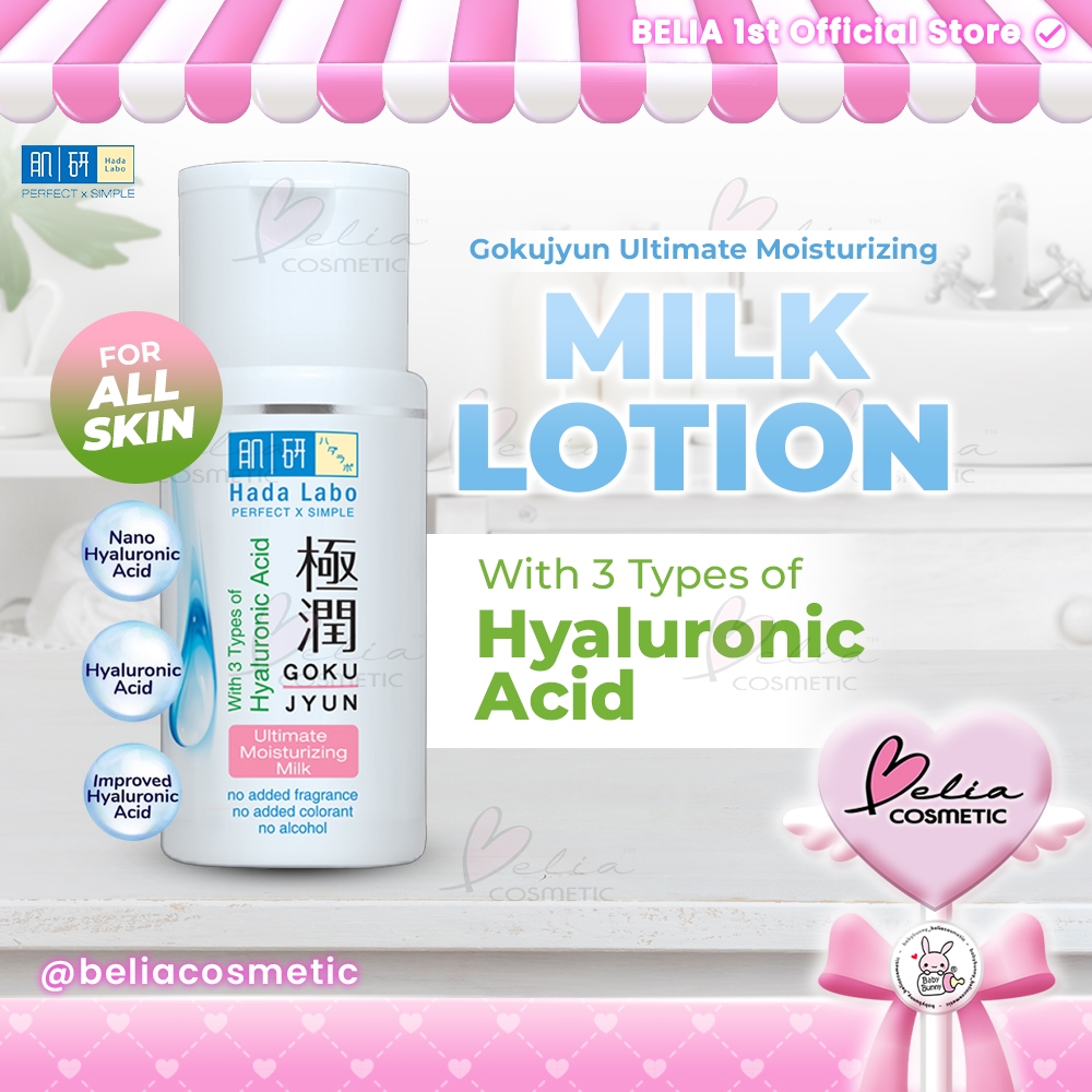 Jual BELIA HADA LABO Gokujyun Ultimate Moisturizing Milk 100 ml ...