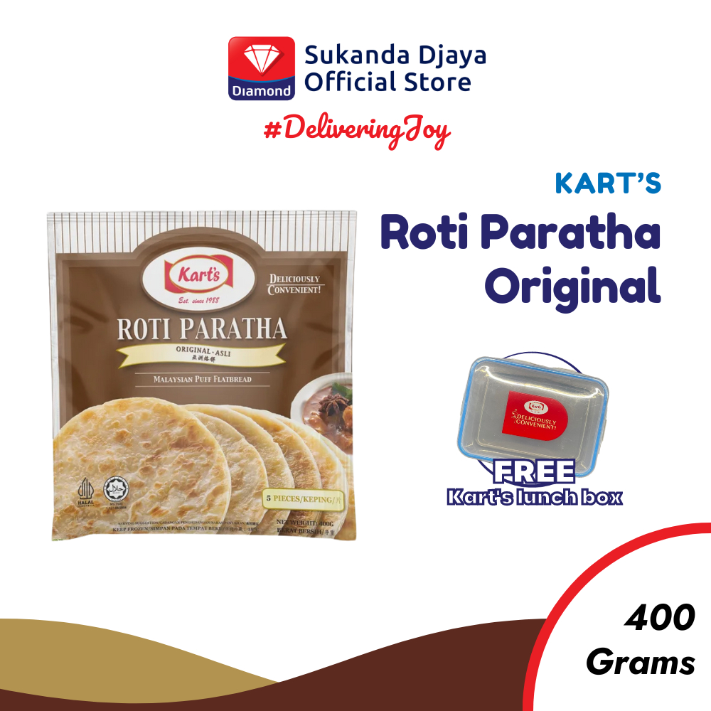 Jual Kart's Roti Paratha Original 400 Gr | Shopee Indonesia