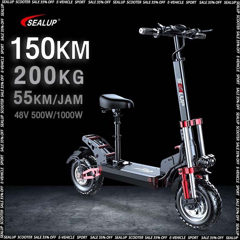 Jual Scooter listrik SEALUP-Q22 skuter lipat dewasa listrik 48V terbaru ...