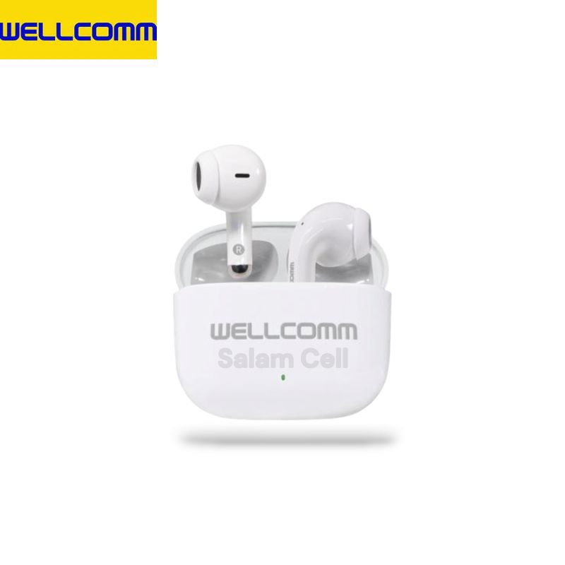 Jual Headset Bluetooth TWS Wellcomm W01 Bluetoot V5.1 Wellcomm W-01 ...