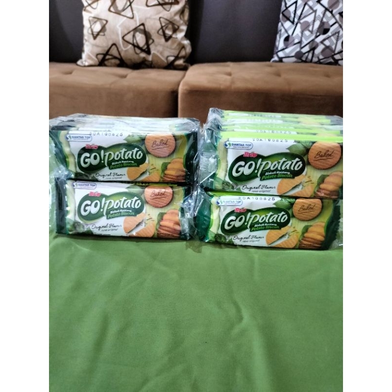 Jual go potato original biskuit kentang (1 renceng isi 10 pcs)harga ...