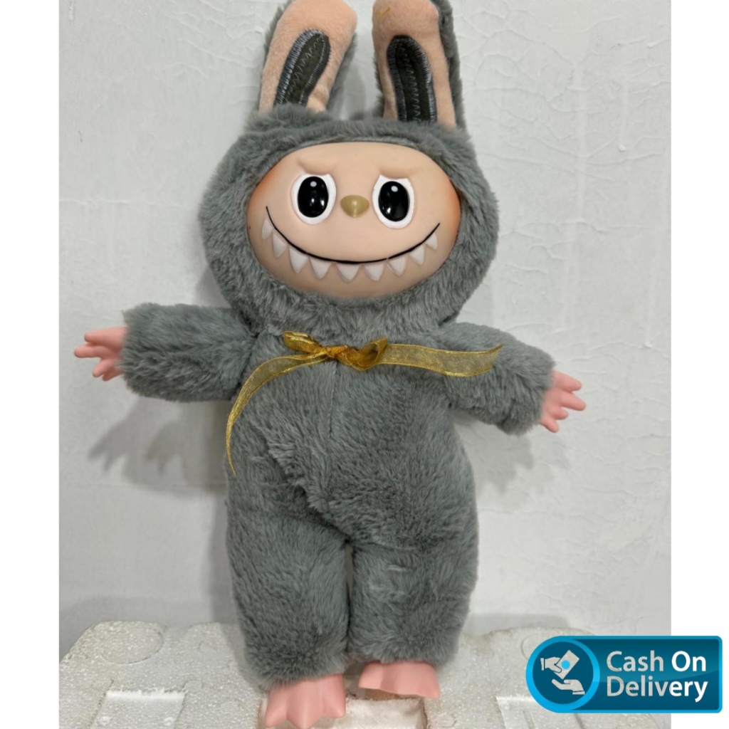 Jual BONEKA LABUBU THE MONSTER MUKA KARET UKURAN 48CM | Shopee Indonesia