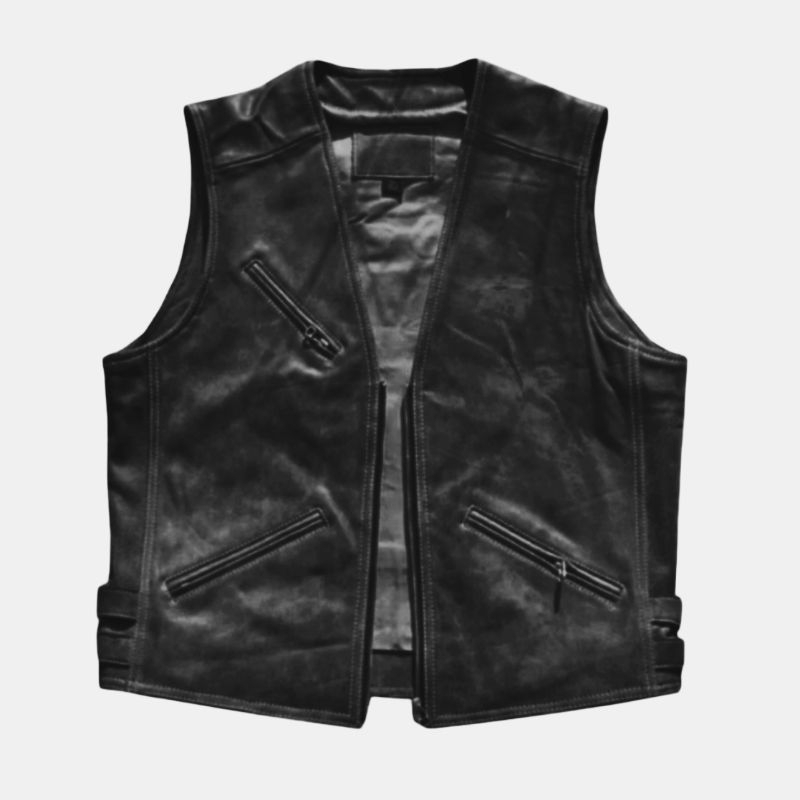 Jual VEST MOTOR ROMPI KULIT SAPI ASLI IMPORT HARLEY style JAKET TOURING ...