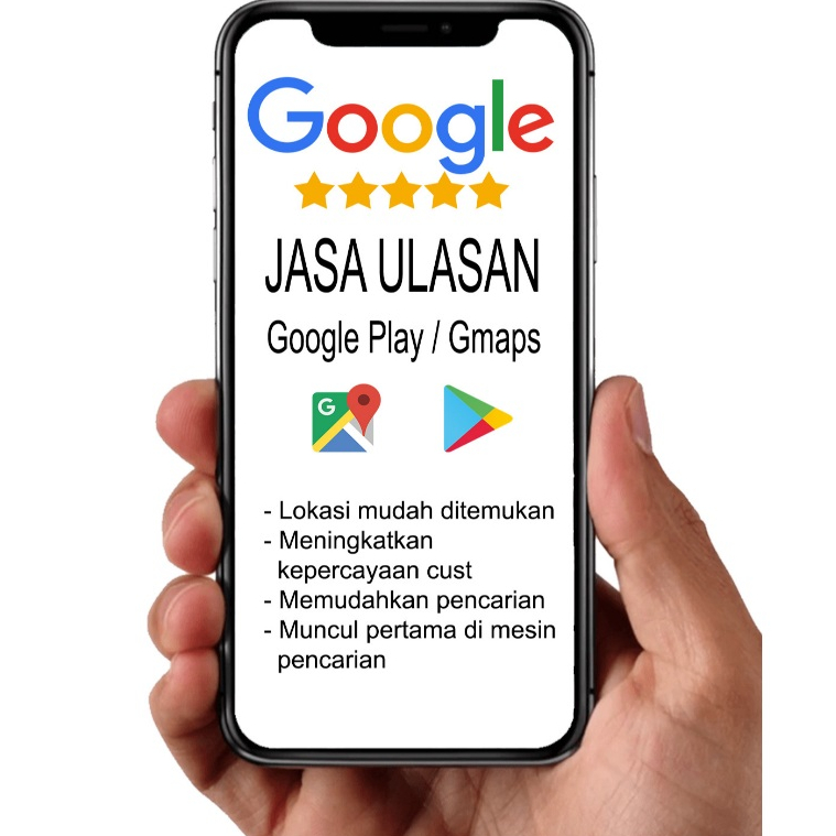 Jual Review/ Rating/Ulasan Google Maps/ GMaps Permanen Real Human Proses | Shopee Indonesia