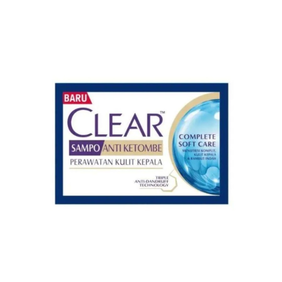 Jual Shampoo Clear Complete Soft Care Anti Ketombe Sachet 9 ml | Shopee ...