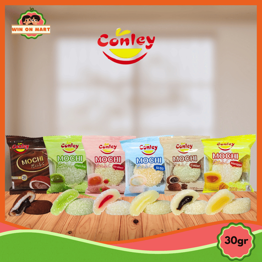 Jual MOCHI | CONLEY MOCHI 30g | COKLAT | MANGGA | STRAWBERRY | MATCHA ...