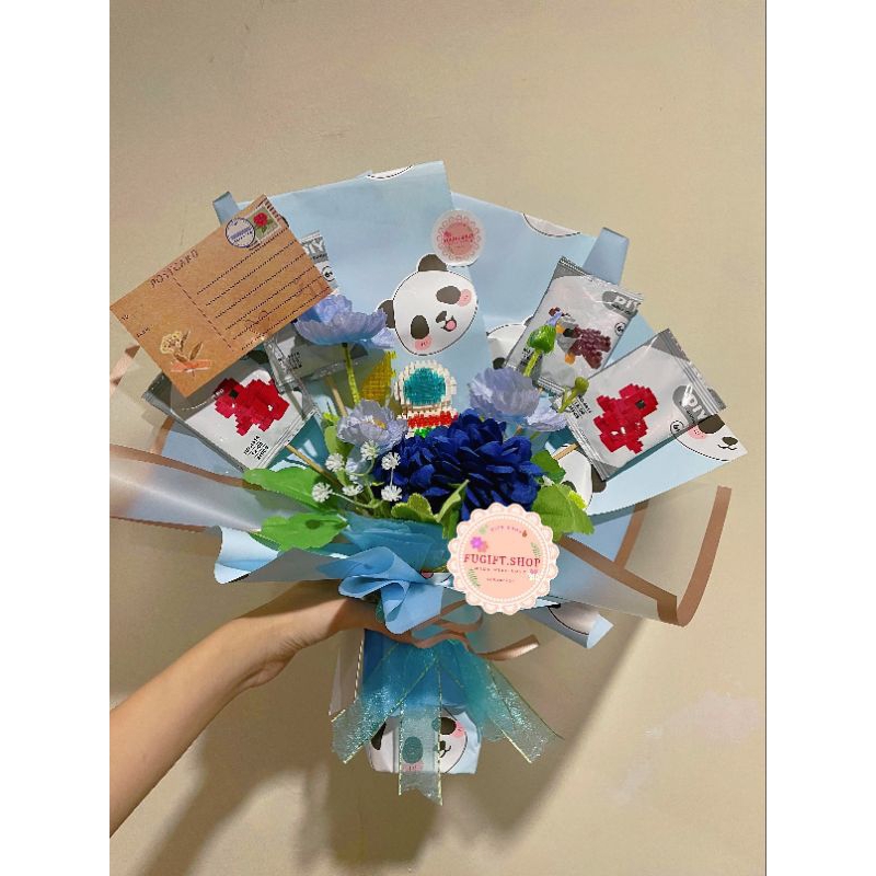 Jual bouquet flower artifical/buket bunga artifical/buket bunga palsu ...
