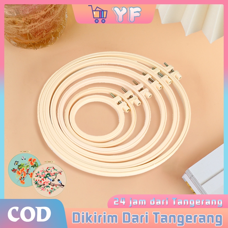 Jual 3Pcs Hoop Sulam Kayu / Ring Sulam Bamboo / Alat Kerajinan Tangan ...