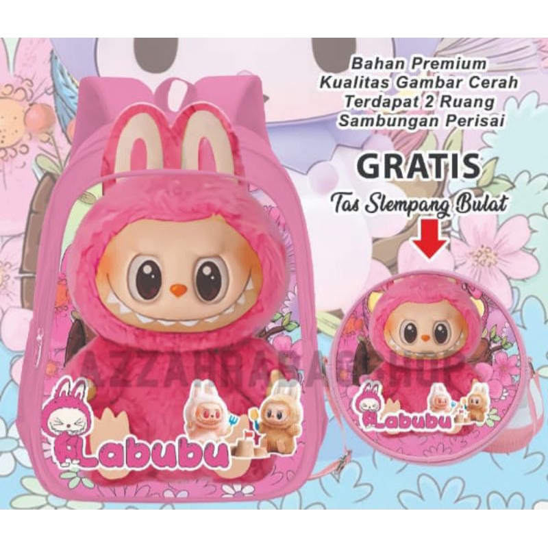Jual tas anak tk labubu tas sekolah labubu tas labubu viral | Shopee Indonesia