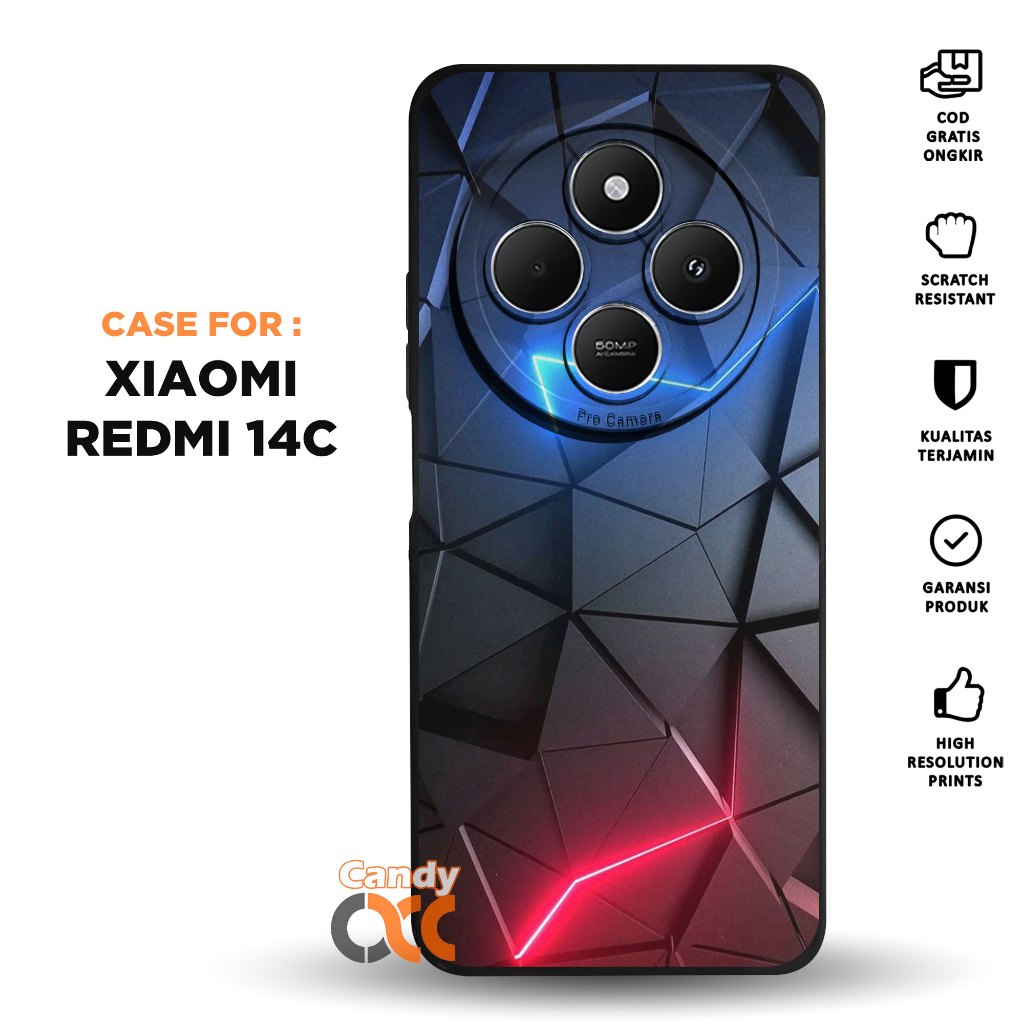 Jual Case XIAOMI REDMI 14C - Casing Motif ABSTRAK - Softcase Premium ...