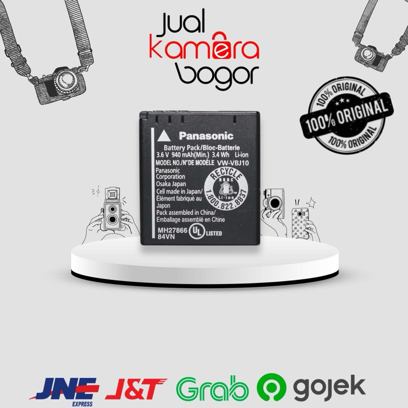 Jual Battery Panasonic Lumix VW-VBJ10/BCE10/CGA-S106B Original | Shopee ...