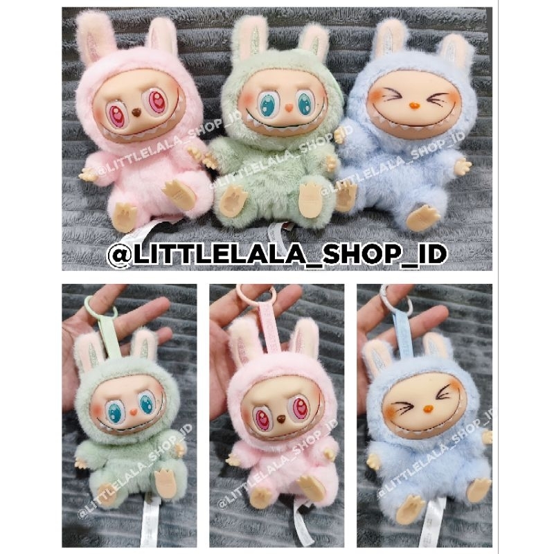 Jual Labubu have a seat Popmart V2 Mirror/gantungan kunci labubu ququ ...