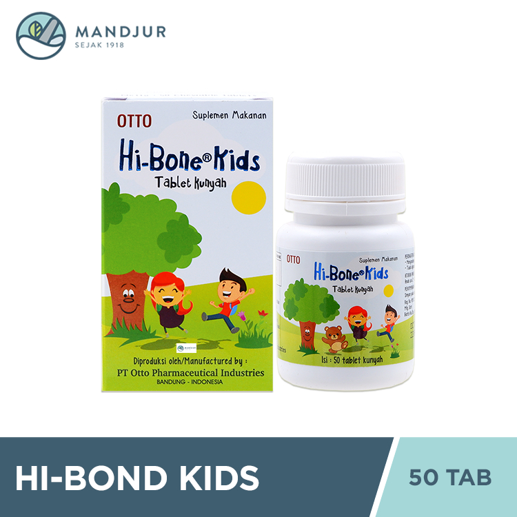 Jual Hi-Bone Kids 50 Tablet Kunyah - Kesehatan Tulang Anak | Shopee ...