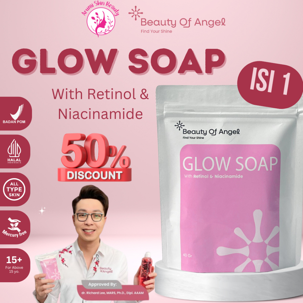 Jual Glow Soap Sabun Pemutih Wajah dan Badan mengandung DNA Salmon ...