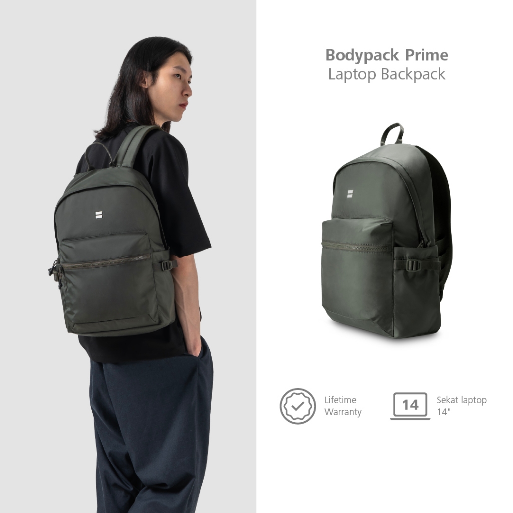 Jual Tas Ransel Bodypack Prime Backpack - Olive | Shopee Indonesia