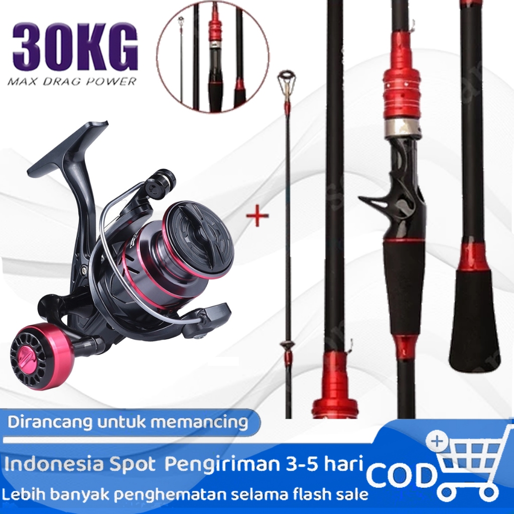 Jual DAIWA HB1000 Murah Pancing Set 1.8m Spinning Casting Joran Pancing And Reel Pancing Murah ...