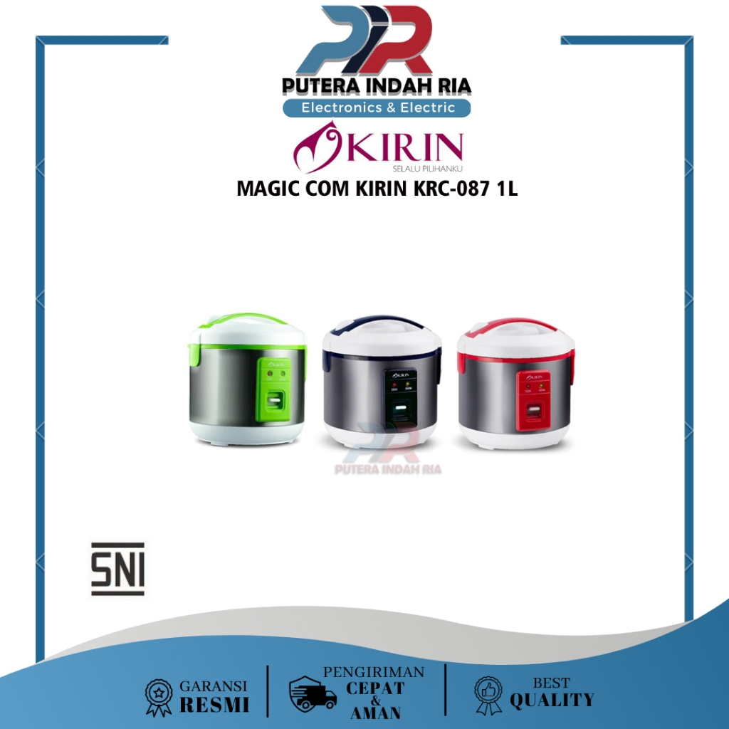 Jual Magic Com Mini KIRIN KRC 087 1 Liter / Rice Cooker Mini Kirin KRC ...