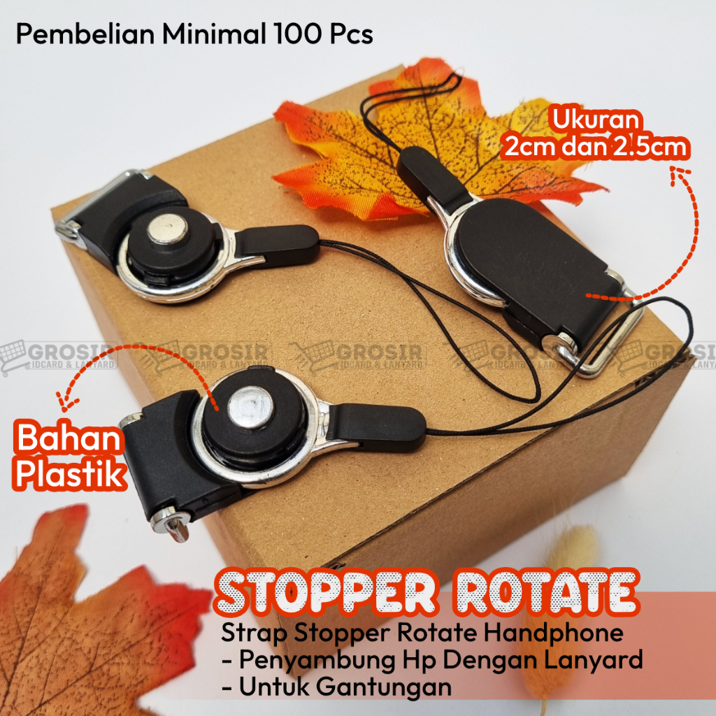 Jual STOPPER ROTATE / Strap Stopper Rotate Handphone / Lanyard Uk.2 cm ...