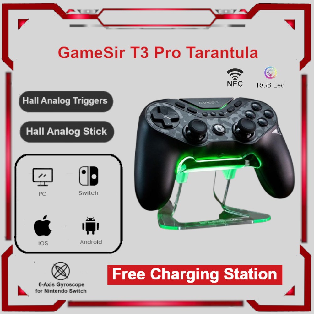 Jual GameSir T3 Pro Tarantula Pro Controller Gamepad Wireless Hall Effect Stick for iOS Android ...
