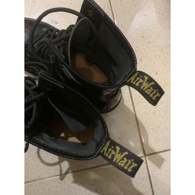Jual docmart dr. martens 1460 black patent leather second bekas ...
