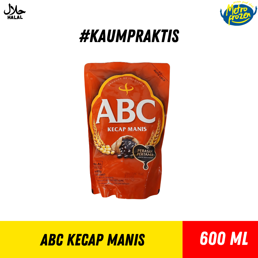 Jual ABC Kecap Manis Pouch 600ml | Shopee Indonesia