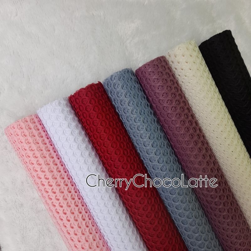 Jual [ 1 Roll / 60 Cm x 5 Yard ] Korea Circle Polynet Mesh Roll / Kain ...