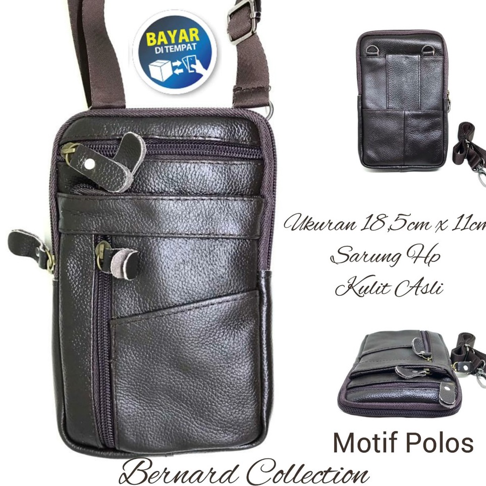 Jual ART H48I Sarung Hp Kulit Asli Tas Hp Kulit Asli 2 in 1 Bisa Di Pinggang Atau Di Selempang ...