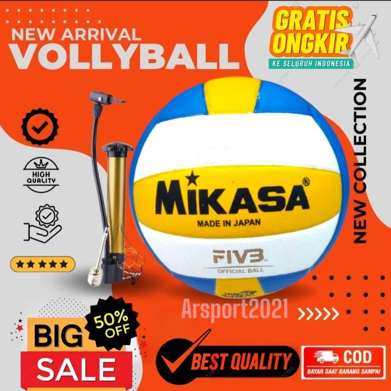 Jual BOLA voly MIKASA MV2200 S supergold voli volly volley bal Outdoor ...