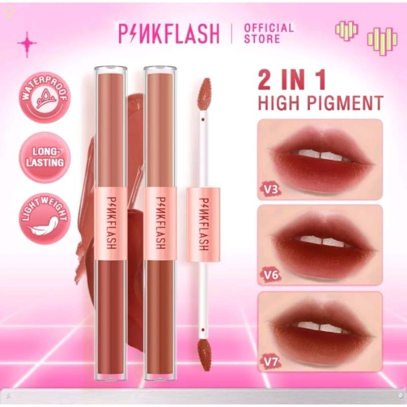 Jual Pinkflash Duo Lip Gloss | Shopee Indonesia