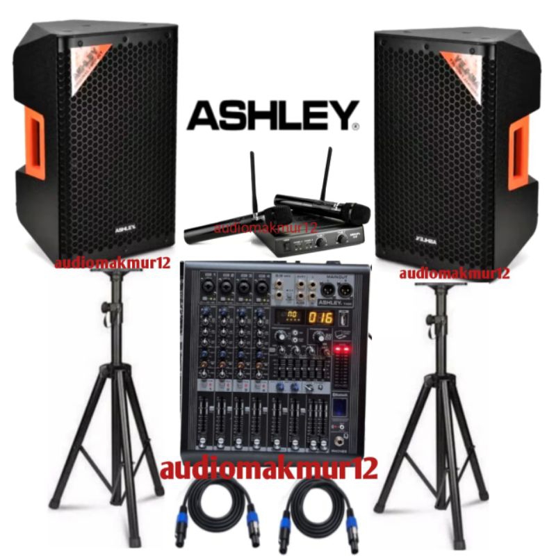 Jual Paket Sound System Ashley Profesional Pasif Milan 10P Komplit ...