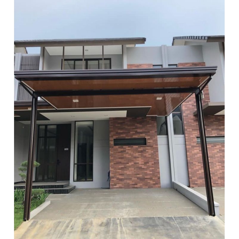 Jual kanopi profilan atap Alderon kombinasi plafon pvc | Shopee Indonesia