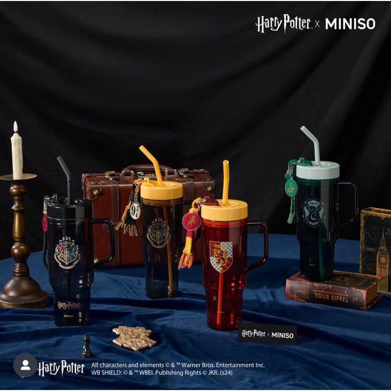 Jual Miniso x Harry Potter ‼️ Tumbler Plastik Jumbo 1250 ml with Handle ...