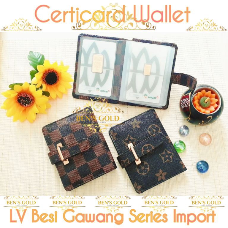 Jual Sudah READY DOMPET LOGAM MULIA KEMASAN KARTU PRESS BESI GAWANG ...