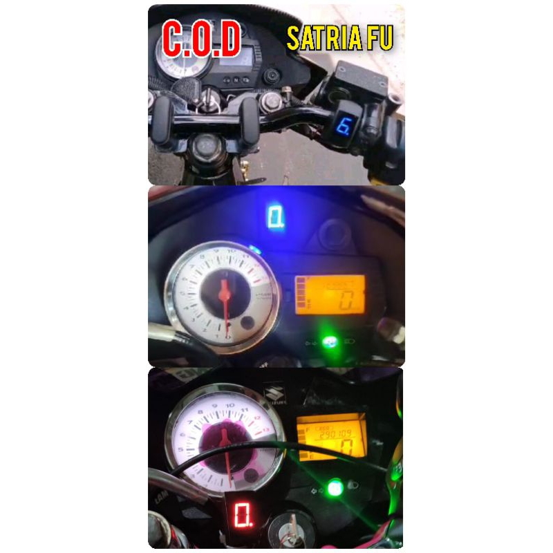 Jual Indikator gear Satria 4 tak dan 2 tak(dengan switch) | Shopee ...